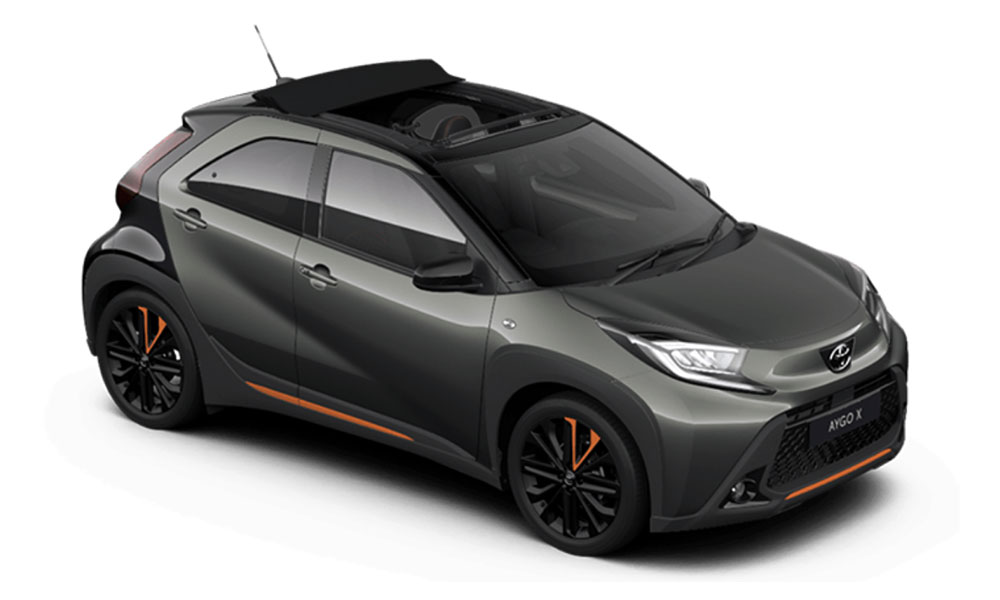 Cat AH3 - New Toyota Aygo X Auto | Open top - Paros Rentals